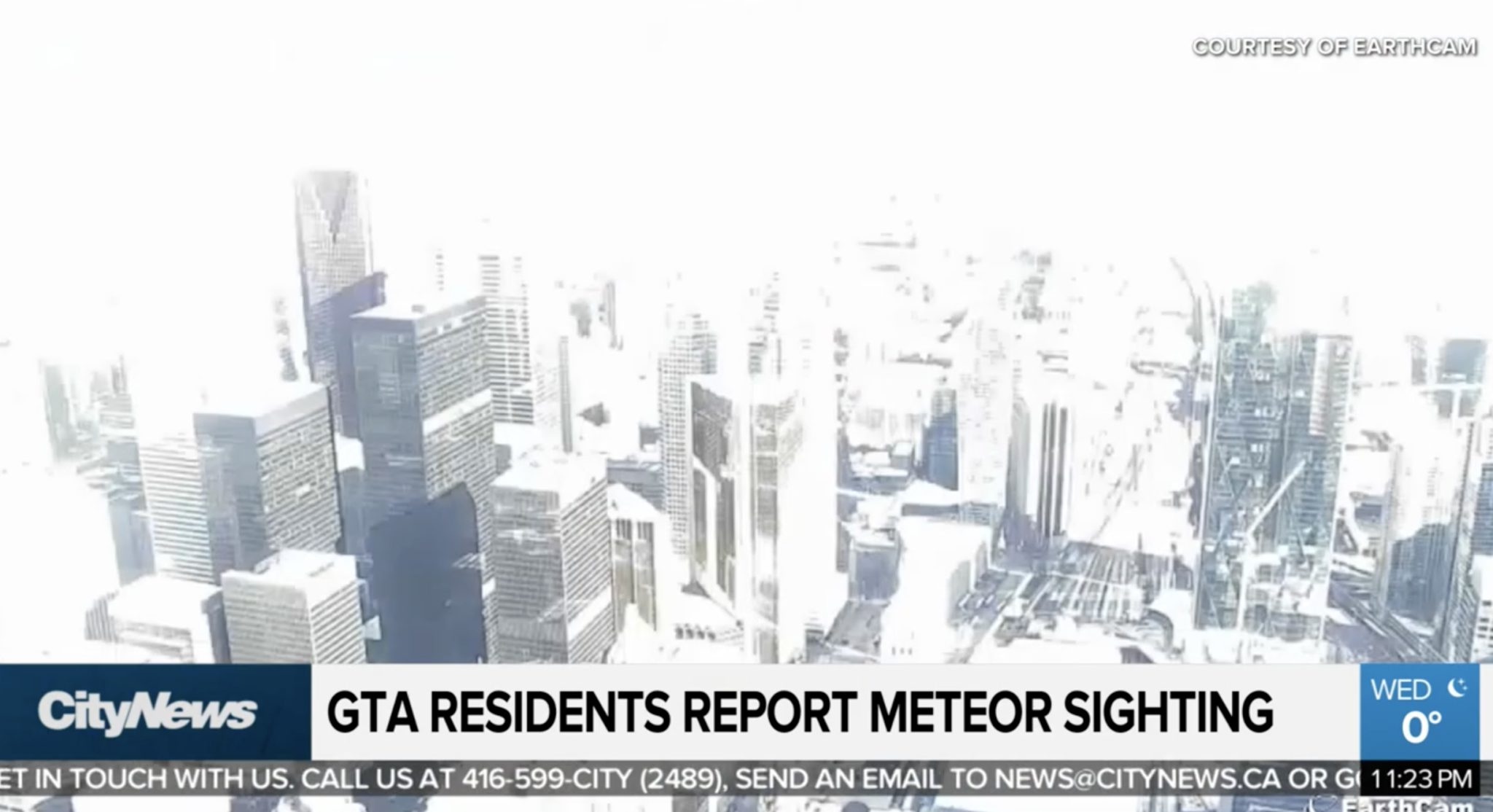 Massive Meteor Over Lake Ontario and New York State Creates Flash ...