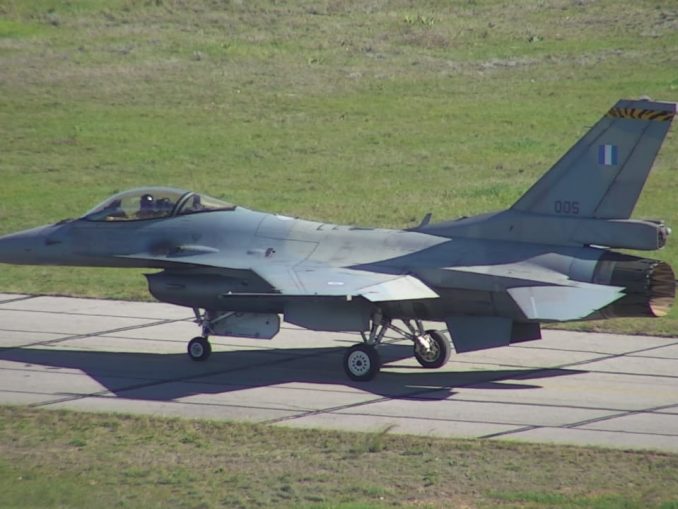 This cool image shows what an F-16 flare cartridge looks like moments ...