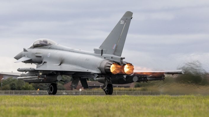 Lear Jet crashes after colliding mid-air with Typhoon combat plane over ...