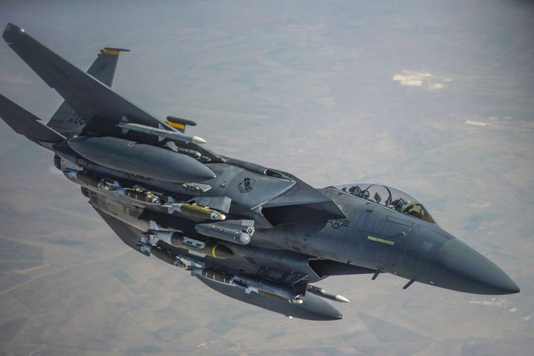 F-15E Strike Eagle Tests “Bomb Truck” Configuration Capable Of Carrying ...