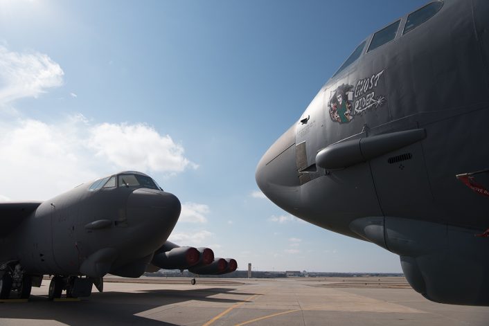 The Only Two B-52 Bombers To Be Resurrected From The “Boneyard” Parked ...