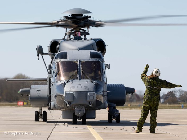 Royal Canadian Air Force CH-148 Cyclone Helicopter Makes Rare Visit To ...