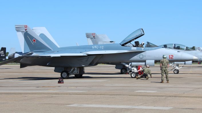 [Video] F/A-18C Hornet painted in Russian Flanker paint scheme takes ...