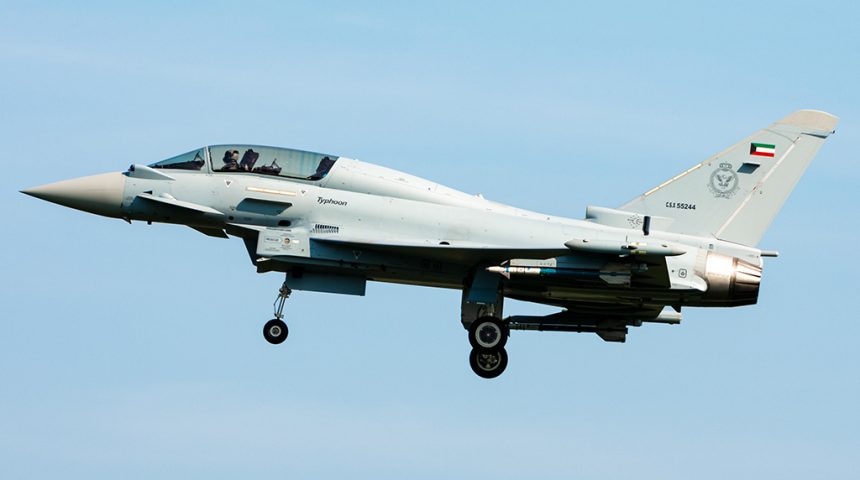 Kuwait's First Two Eurofighter Typhoons Break Cover, Perform First ...