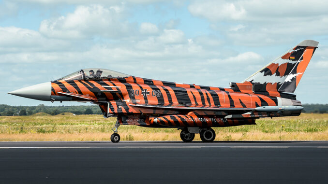 Up Close And Personal With The The German Air Force Eurofighters Of The ...