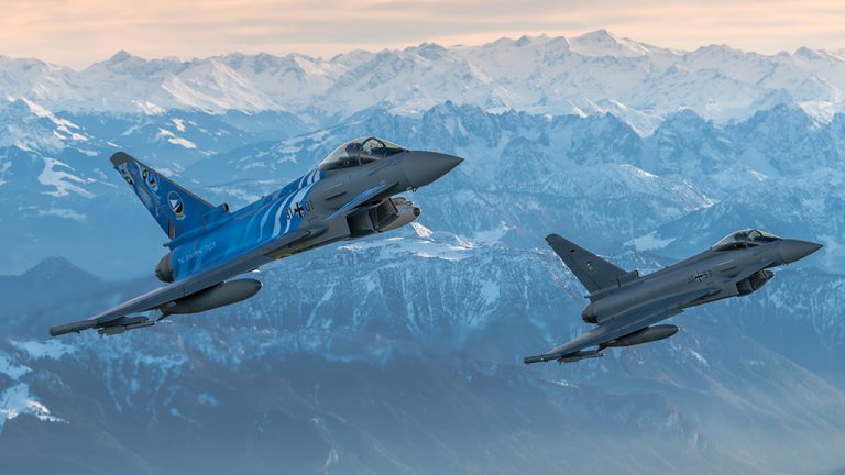 Up Close And Personal With The The German Air Force Eurofighters Of The ...