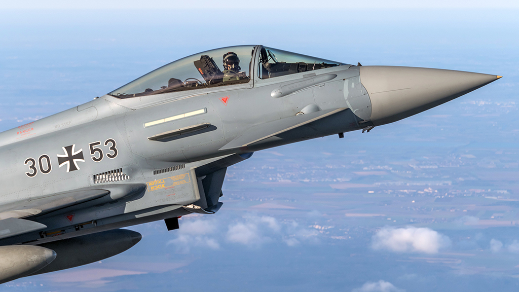 Up Close And Personal With The The German Air Force Eurofighters Of The ...