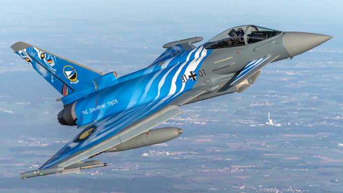 Up Close And Personal With The The German Air Force Eurofighters Of The ...