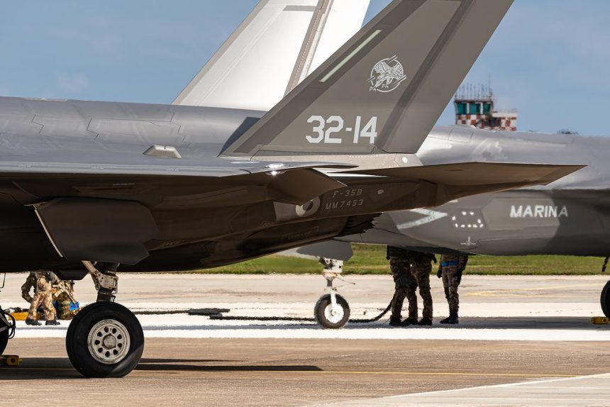 Italian Navy And Air Force's F-35Bs Carry Out Joint Training On ...