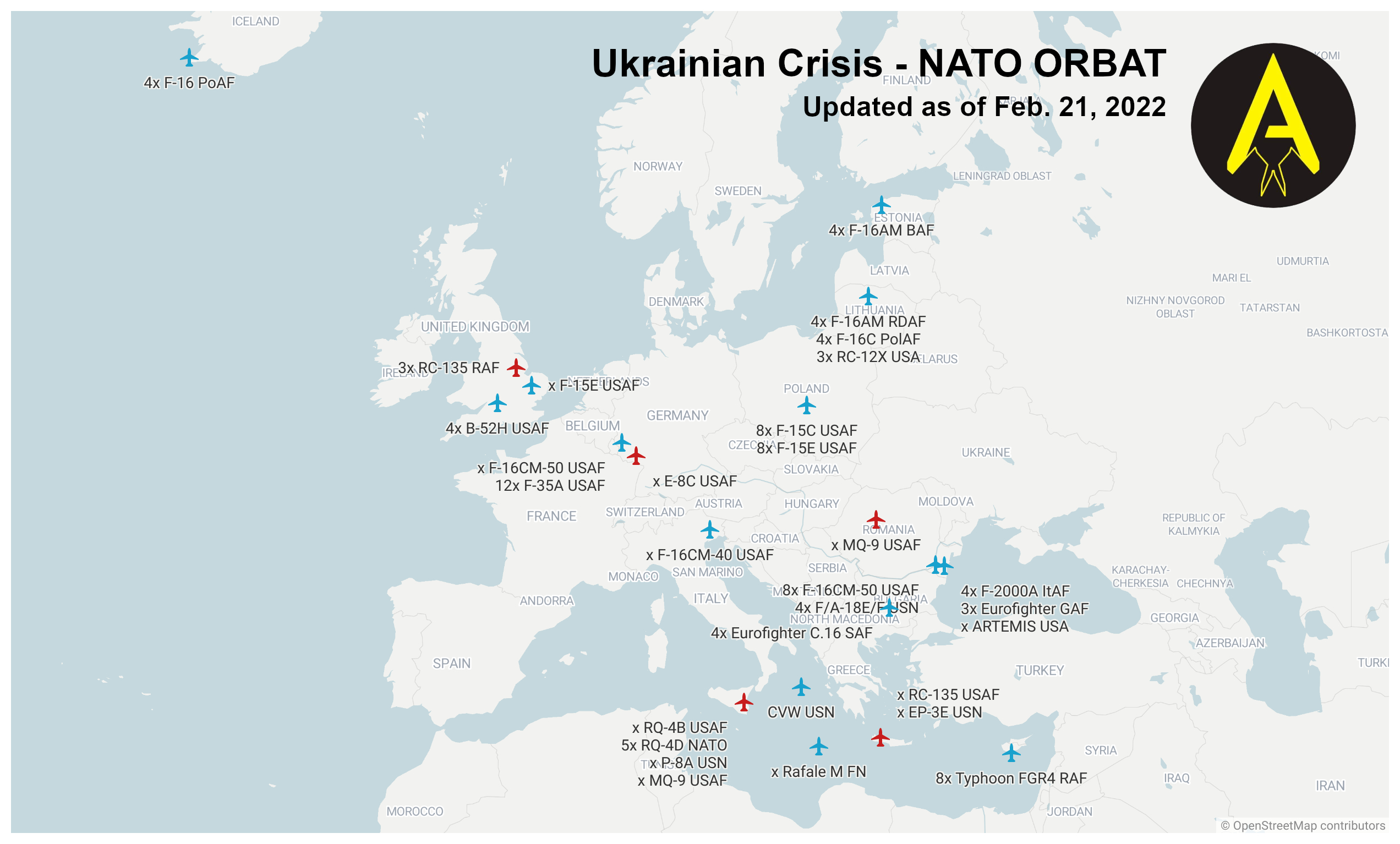 Ukrainian Crisis: NATO Order Of Battle - The Aviationist
