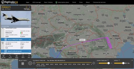 Italian G550 CAEW Aircraft Carried Out First Surveillance Mission Over ...