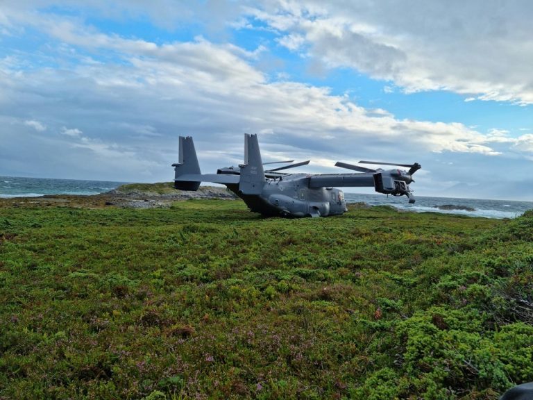 USAF CV-22 Osprey Stranded For A Month In Norway After Emergency ...