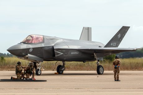 Italian F-35Bs Perform Austere Runway Exercise In Sardinia - The ...