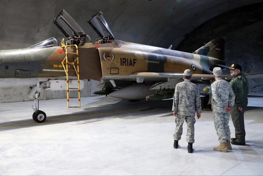 Iran Unveils Underground Air Base For Its F-4 Phantom II fighter jets ...