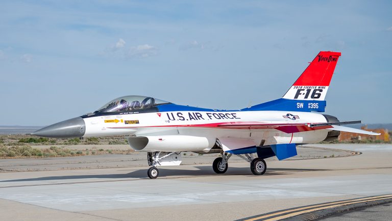 The F-16 Viper Demonstration Team Unveils New Retro 50th Anniversary ...