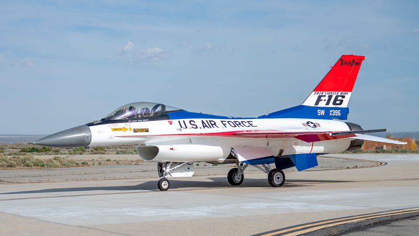 The F-16 Viper Demonstration Team Unveils New Retro 50th Anniversary ...
