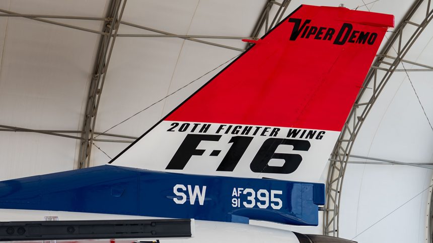 The F-16 Viper Demonstration Team Unveils New Retro 50th Anniversary ...