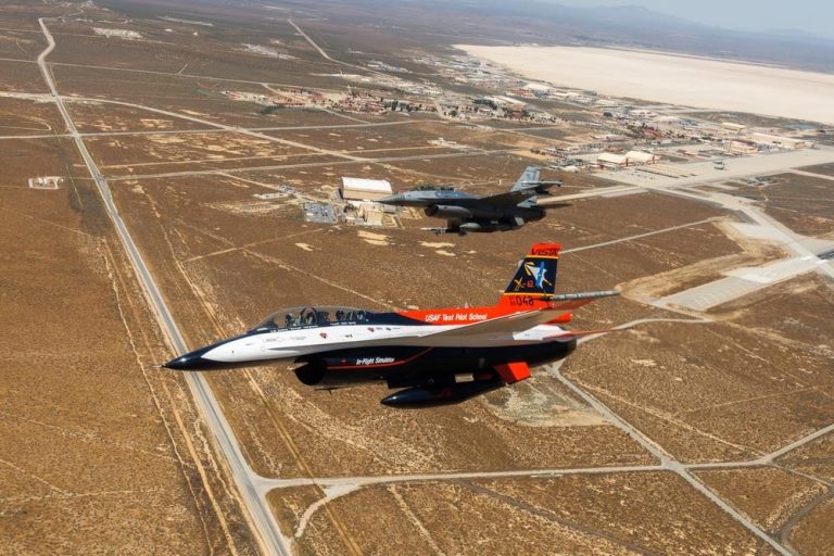 AF Secretary Kendall Flies In AI-Controlled X-62 VISTA at Edwards AFB ...