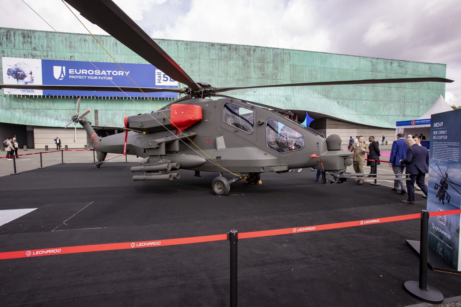 Leonardo AW249 Next Generation Gunship Helicopter Makes International Debut - The Aviationist