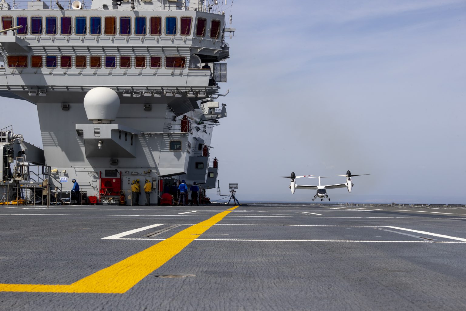 Leonardo AW609 Tilt-Rotor Aircraft Conducts First Trials Aboard Italy's ...