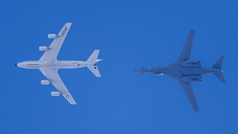 B-1B Bomber Spotted For The First Time Carrying New Bunker Buster Bomb Externally - The Aviationist