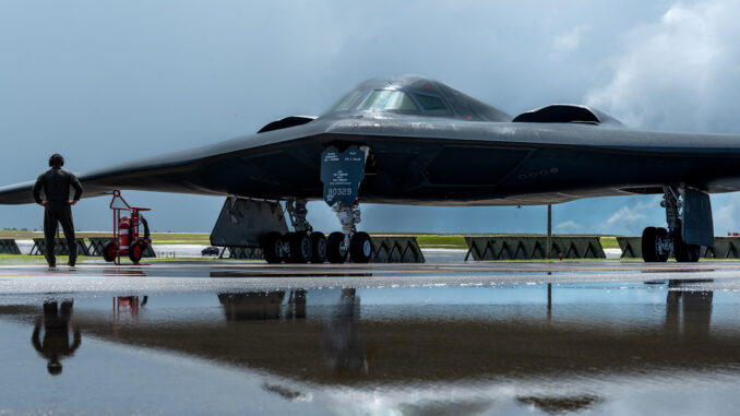 B-2 Spirit Stealth Bombers Visit Guam for the First Time in Five Years ...