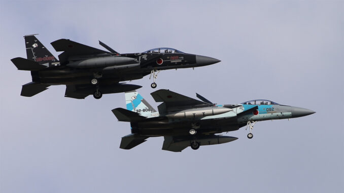 Japan’s Aggressor F-15DJ Repainted With New Camouflage Color Scheme ...