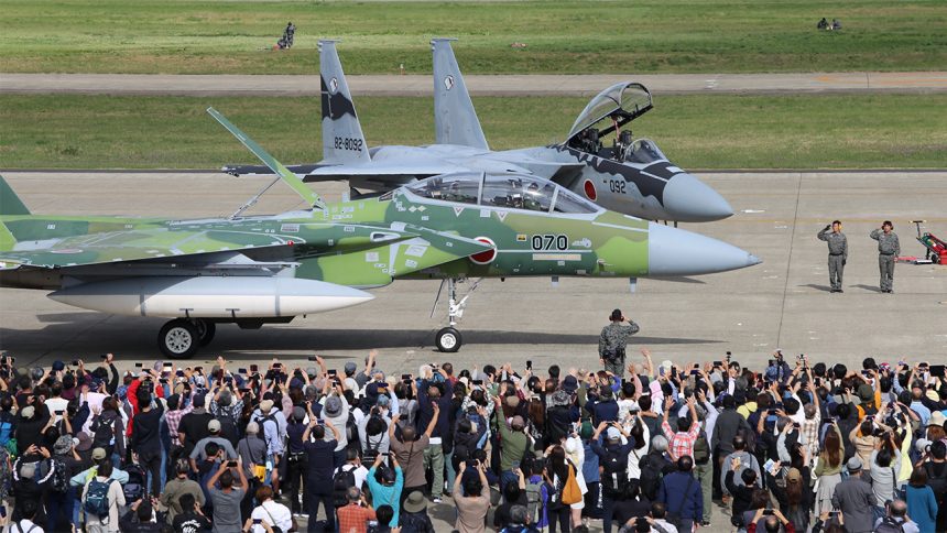 Japan’s Aggressor F-15DJ Repainted With New Camouflage Color Scheme ...