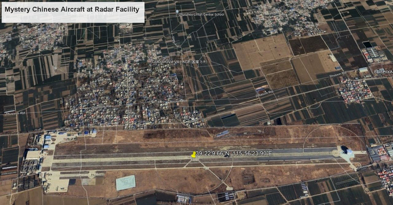 Mystery Flying Wing Aircraft Model Appears in Satellite Images of China ...