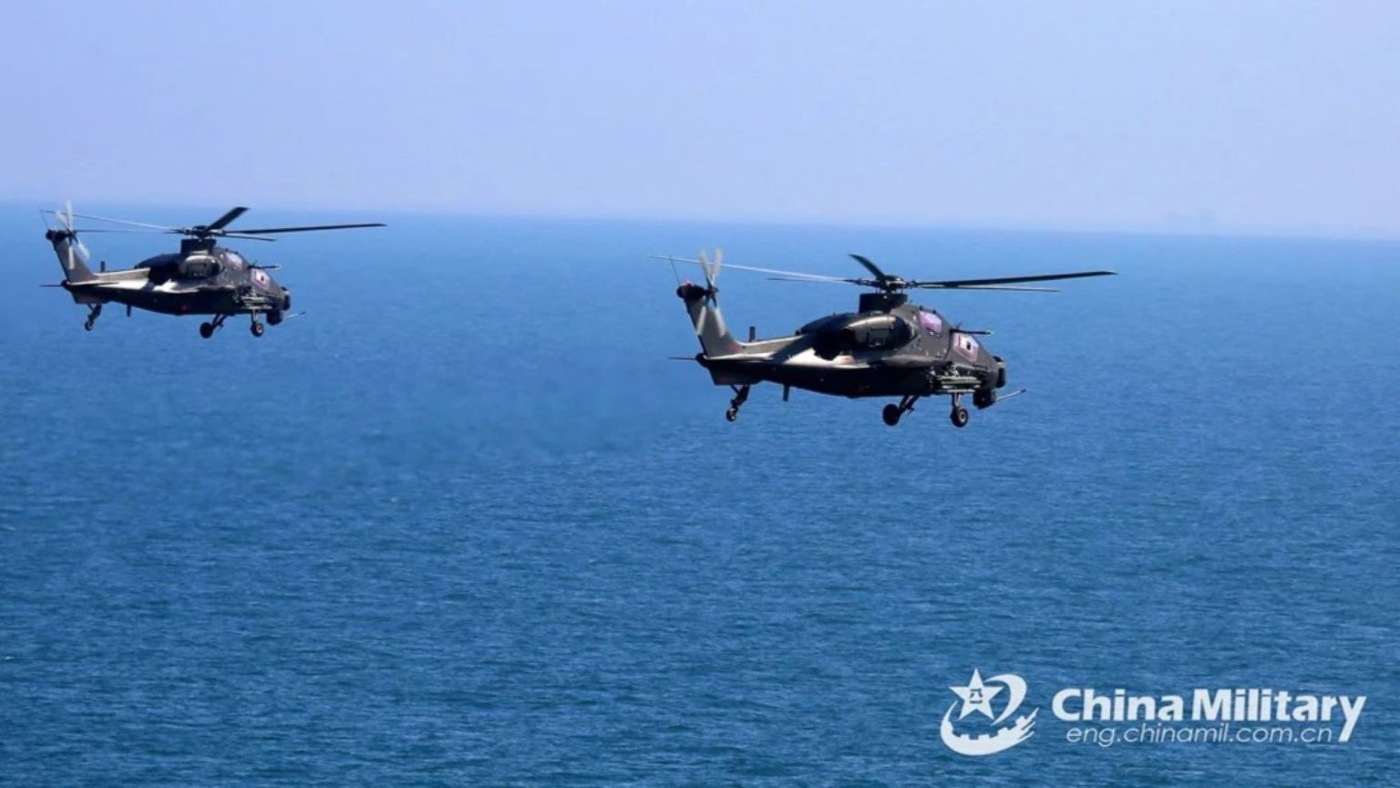 China’s Z-10 Attack Helicopters Seen Operating from a Civilian Semi-Submersible Vessel - The ...