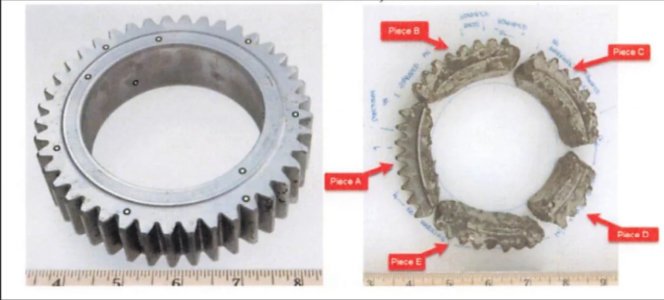 Poor Quality Control and Outdated Equipment at Steel Company Behind Failed Gears on Ill-Fated CV ...
