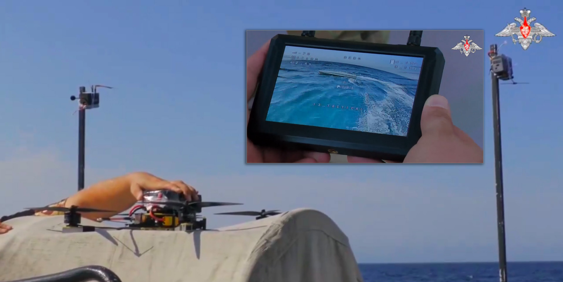 Russian FPV Drone Blows Up Magura-like Kamikaze USV for Target Practice ...