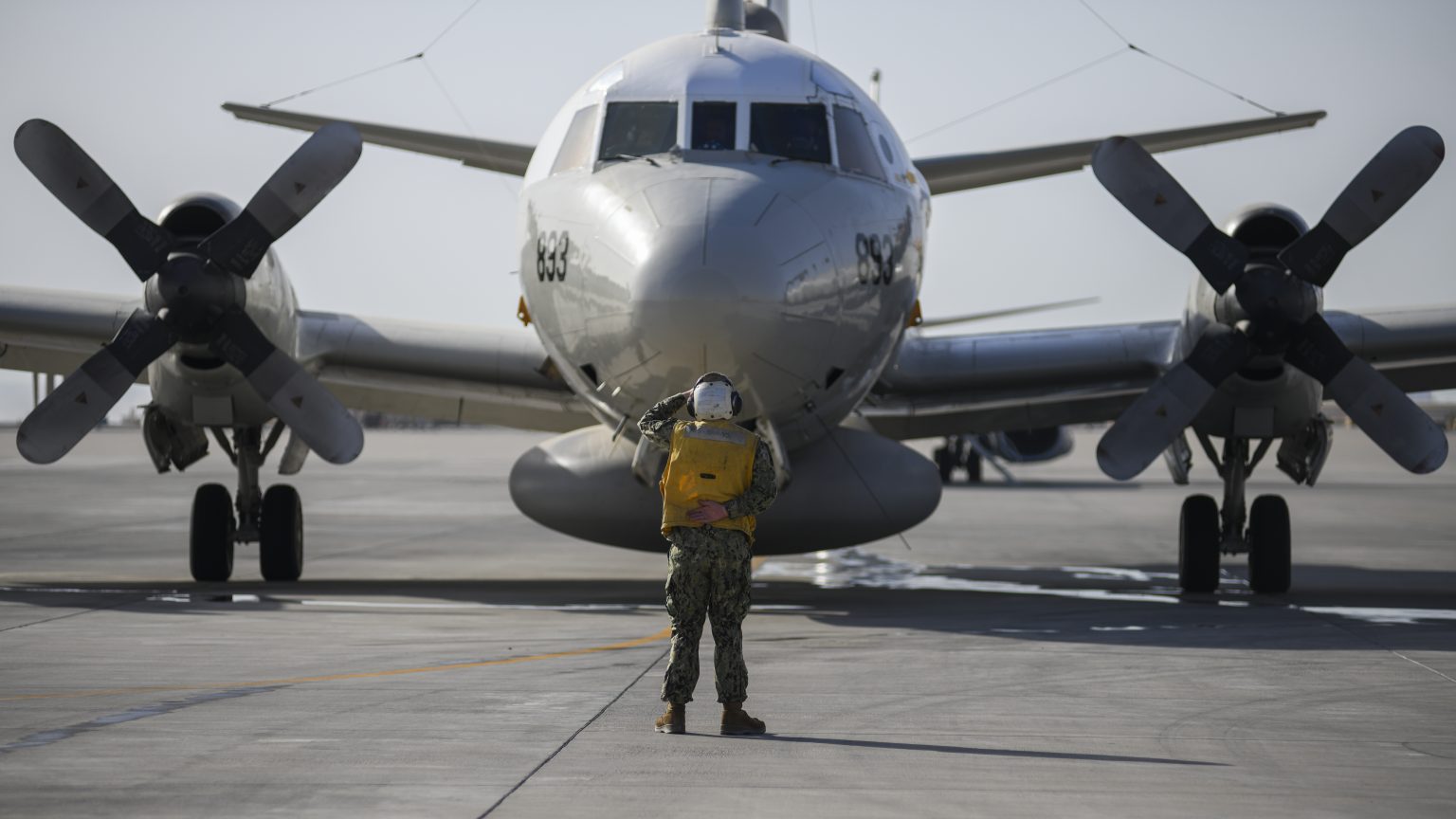After 60 Years, EP-3E Aries II Spy Plane Carries Out Final Mission In ...