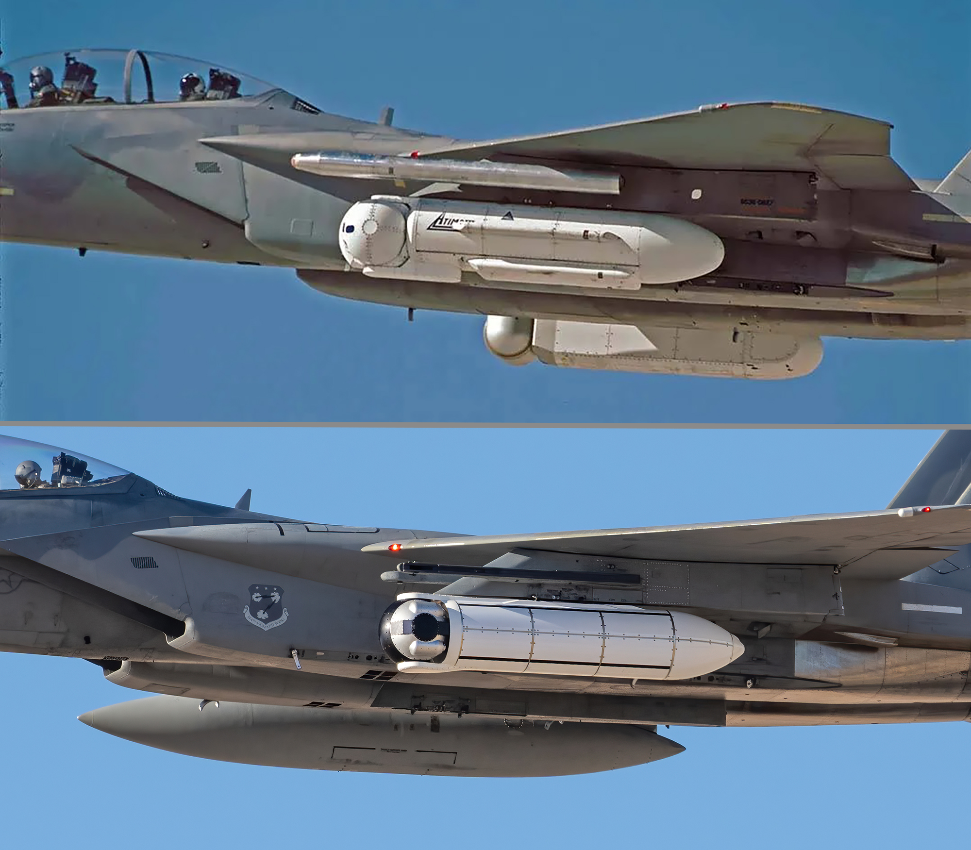 F-15D Eagle Spotted with Unusual Infrared Measurement Pod - The Aviationist