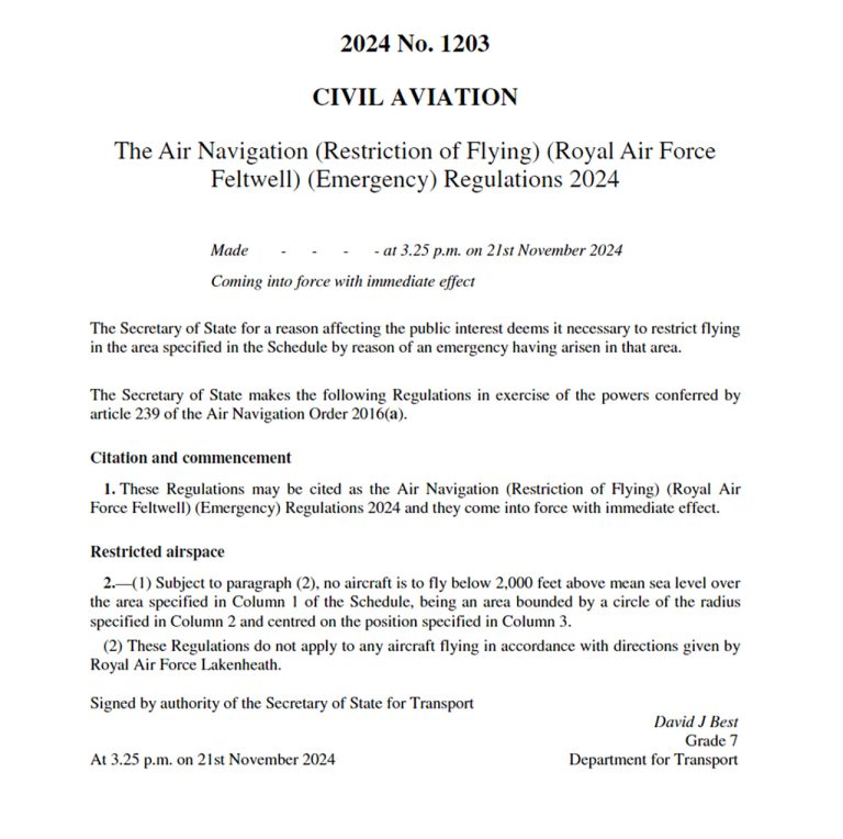 Unauthorised Drones Continue to Plague U.S. Air Force Bases in the UK ...