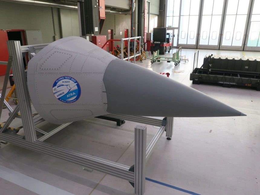 Airbus Unveils A320 Flying Testbed with New Nose for ECRS Mk.1 Radar ...