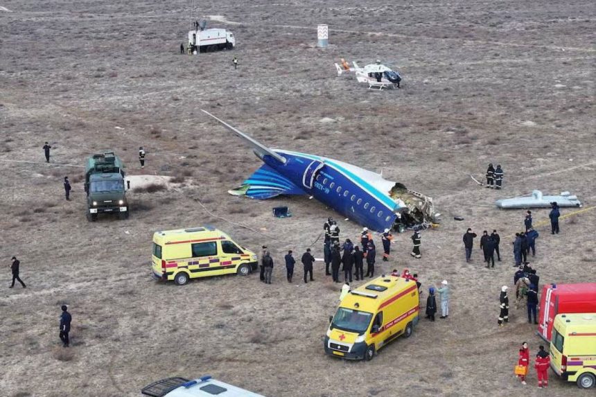 Azerbaijan Airlines Flight 8243 Hit By Russian SAM, Azeri Authorities ...