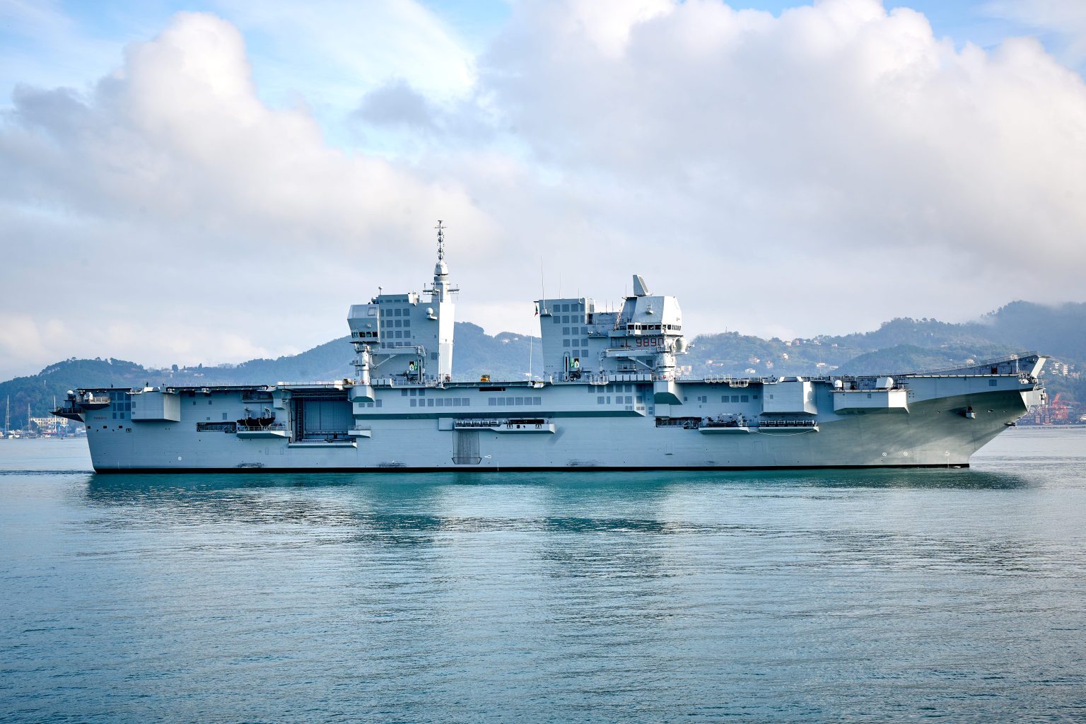 Italian Navy Commissions New Landing Helicopter Dock Trieste - The ...