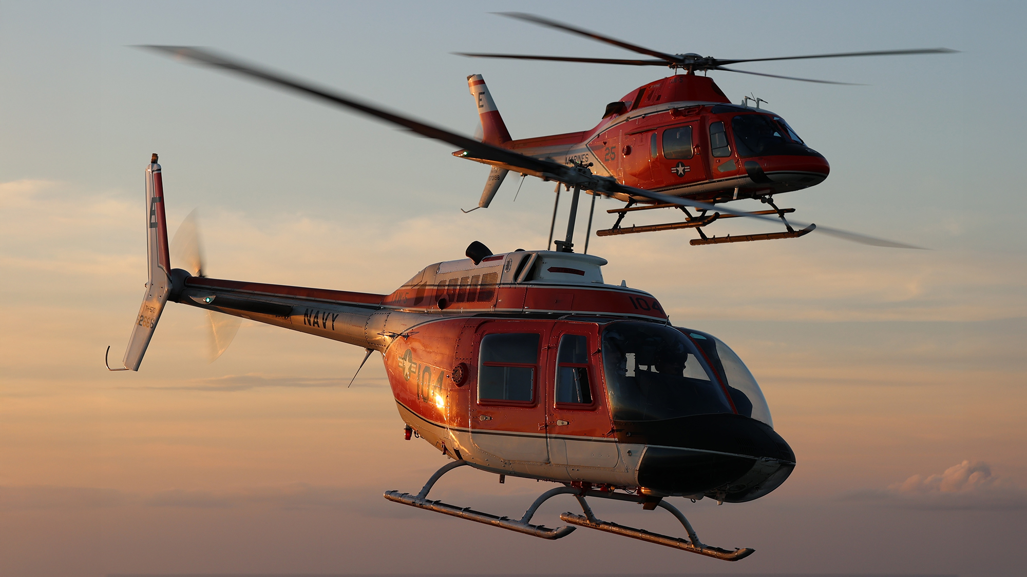 TH-57 Landing on USS Lexington Marks the End of an Era in Naval ...