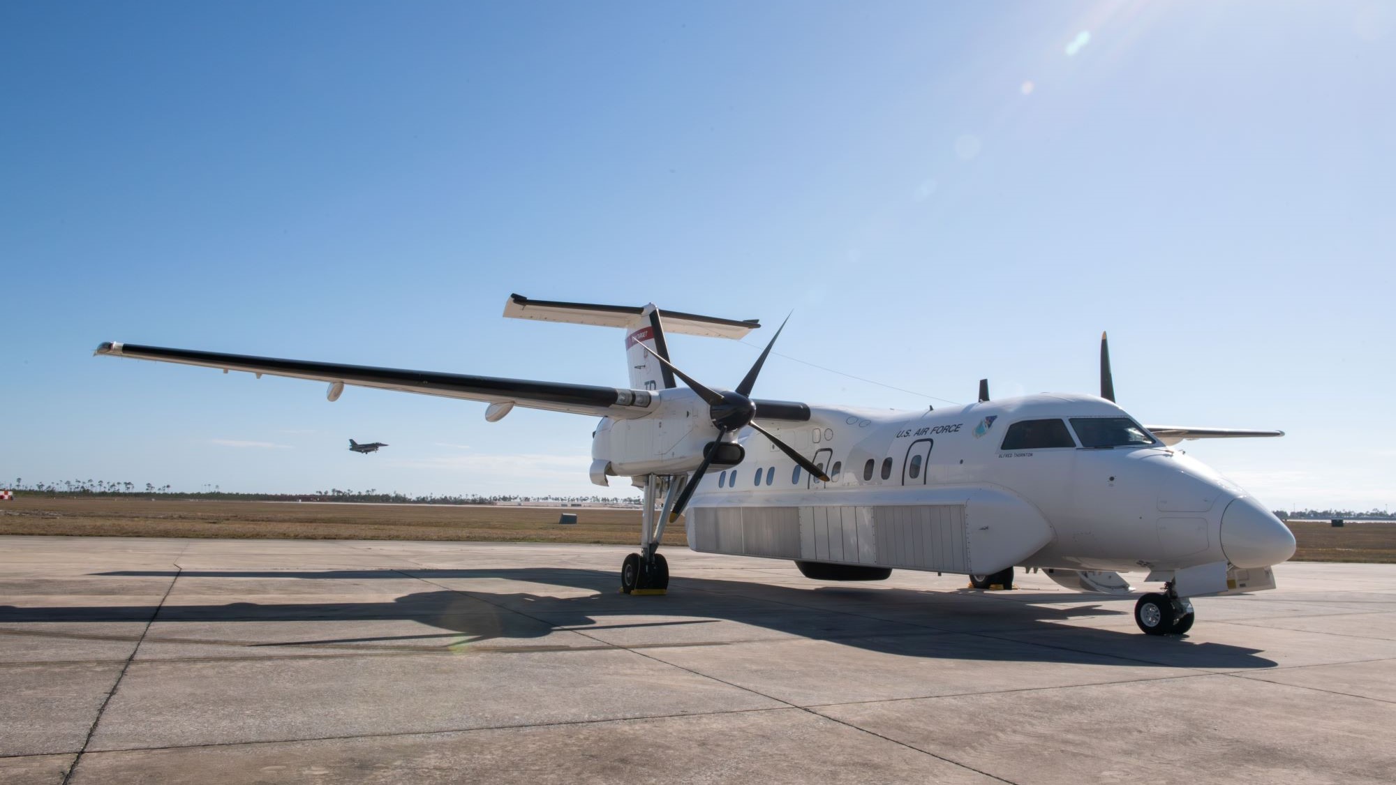 USAF E-9A Widget Range Support Aircraft Receives First Full Repaint in ...