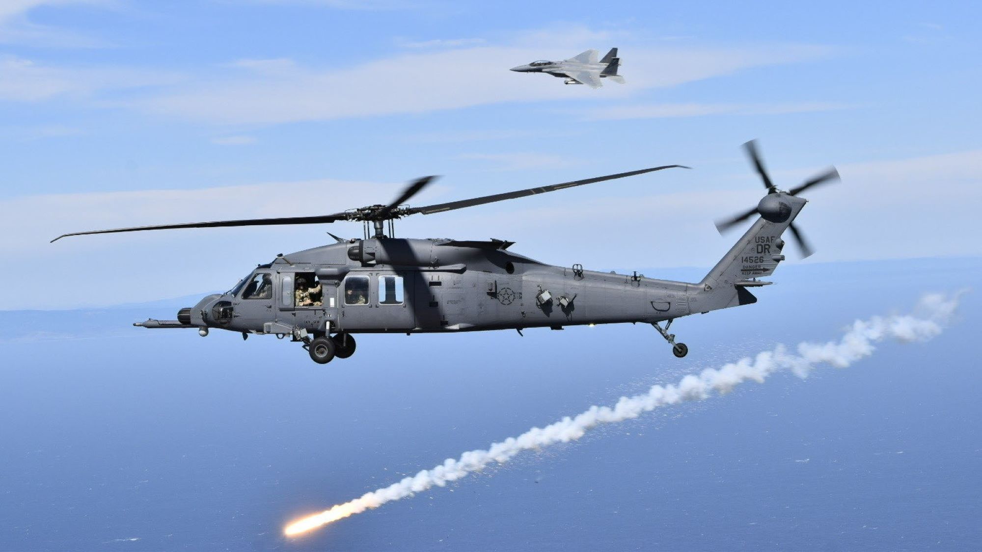 HH-60G and HH-60W Helicopters Put Countermeasures to the Test Over ...
